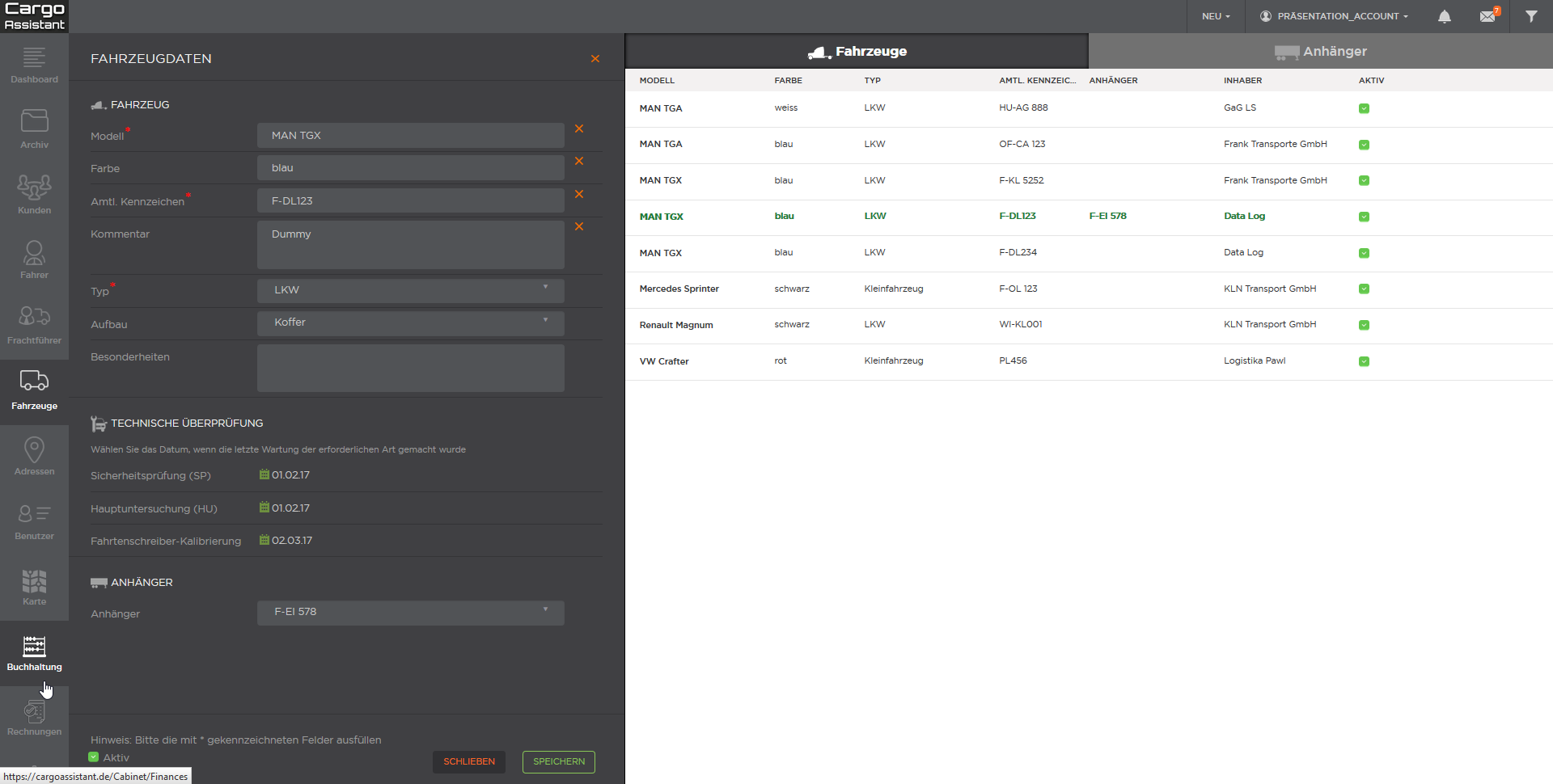 Cargo Assistant - A new kind of cargo tracking software